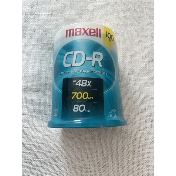 Maxell | Media | Maxell Cdr Data 8 Minute 700 Mb 48x 00 Pack Computer ...